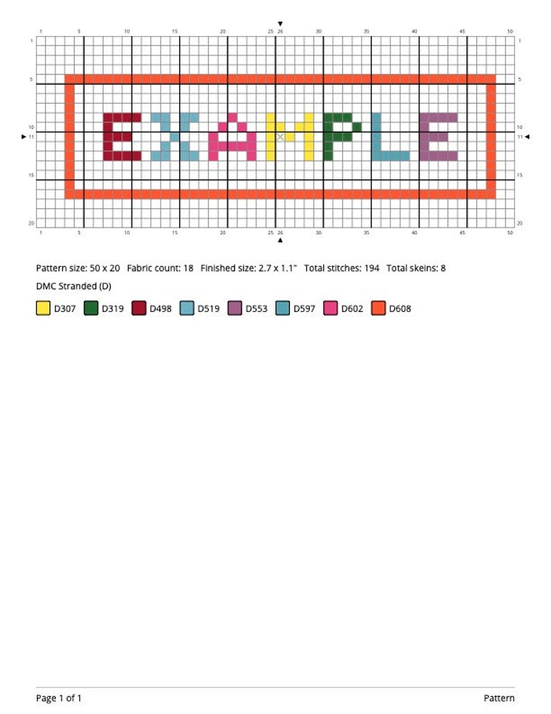 Waffle House Oval Needlepoint Cross Stitch Chart Digital Download - Etsy