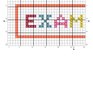 Interstellar Morse Code STAY 4" Round Needlepoint Cross Stitch Chart ...