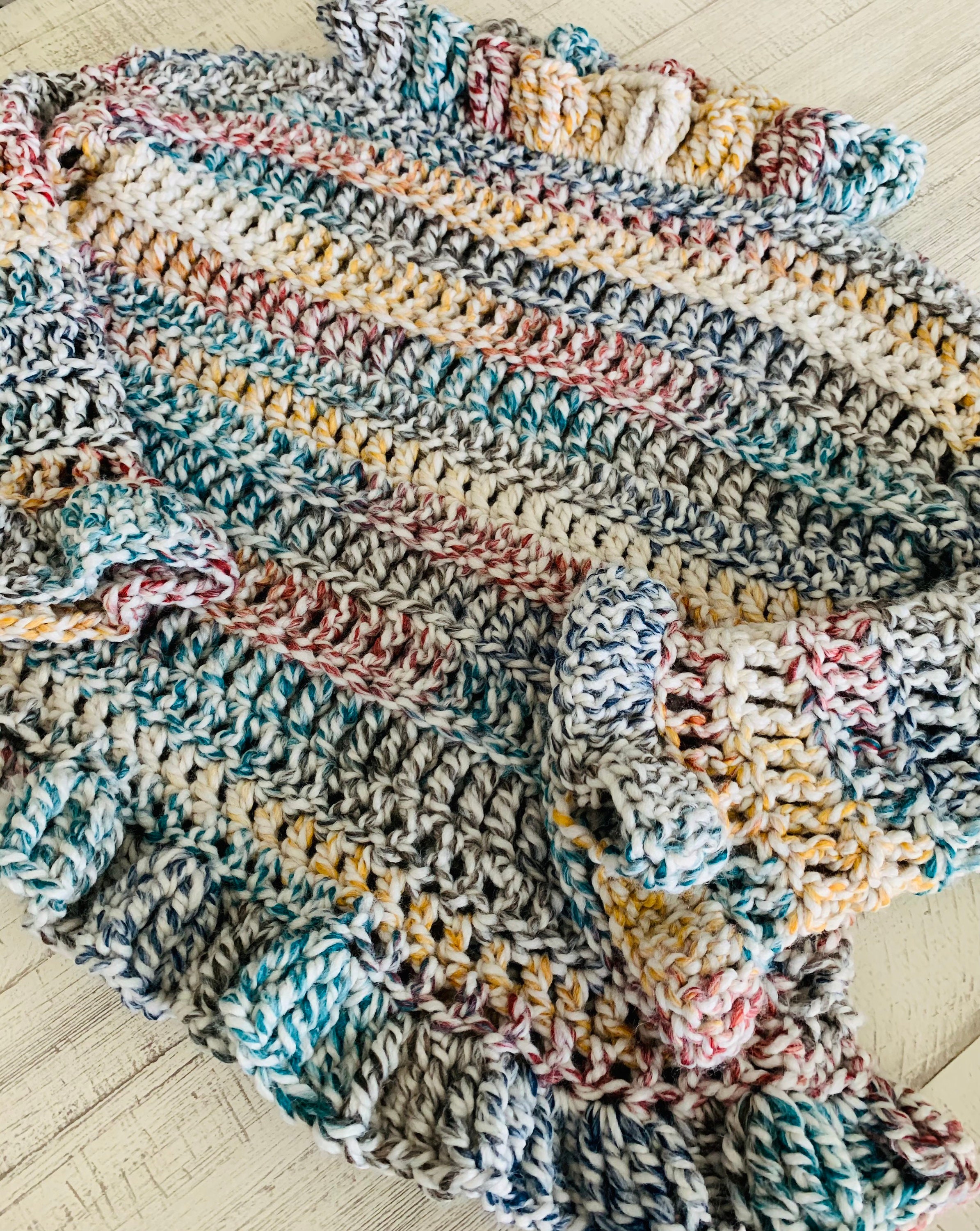 Crochet Sweater Pattern Boho Ruffles Sweater Womens Crochet | Etsy