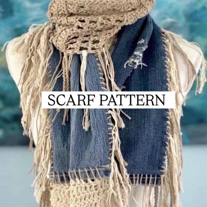 Boho Crochet Jeans - Etsy UK