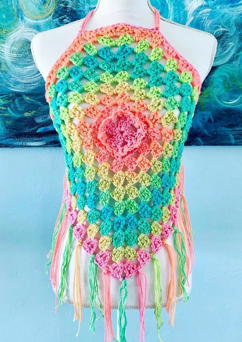 Crochet Halter Pattern Boho Crochet Pattern Boho Halter | Etsy