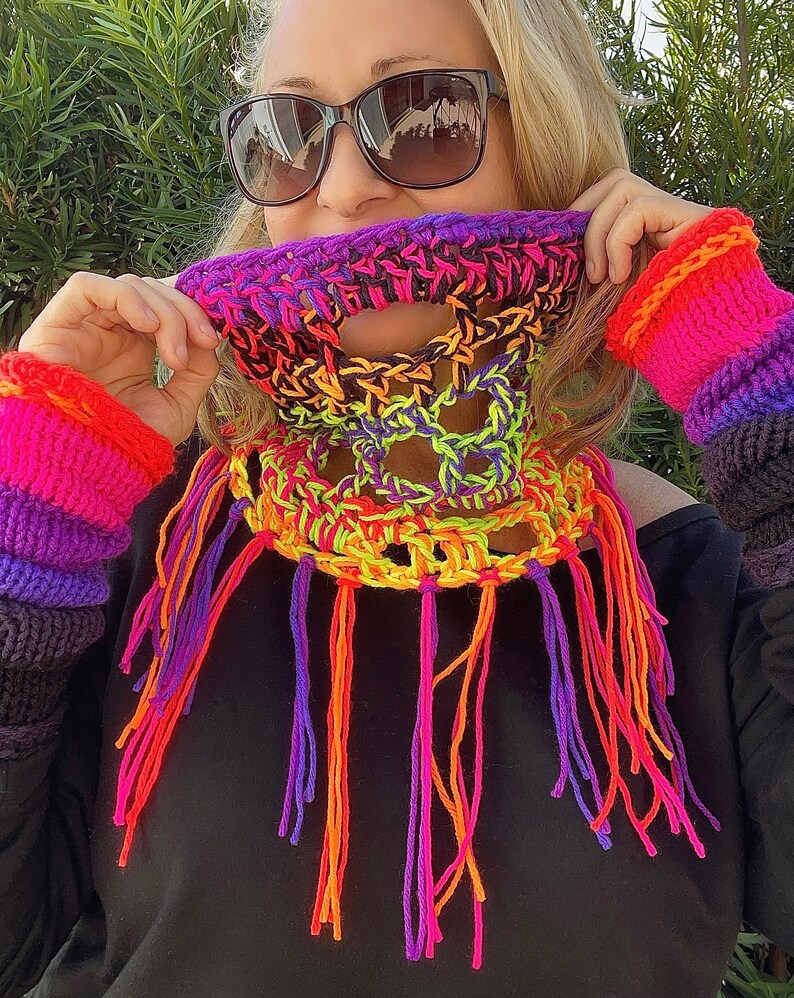 Freeform Infinity Scarf Crochet Pattern - Etsy