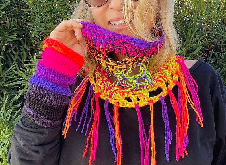 Freeform Infinity Scarf Crochet Pattern - Etsy