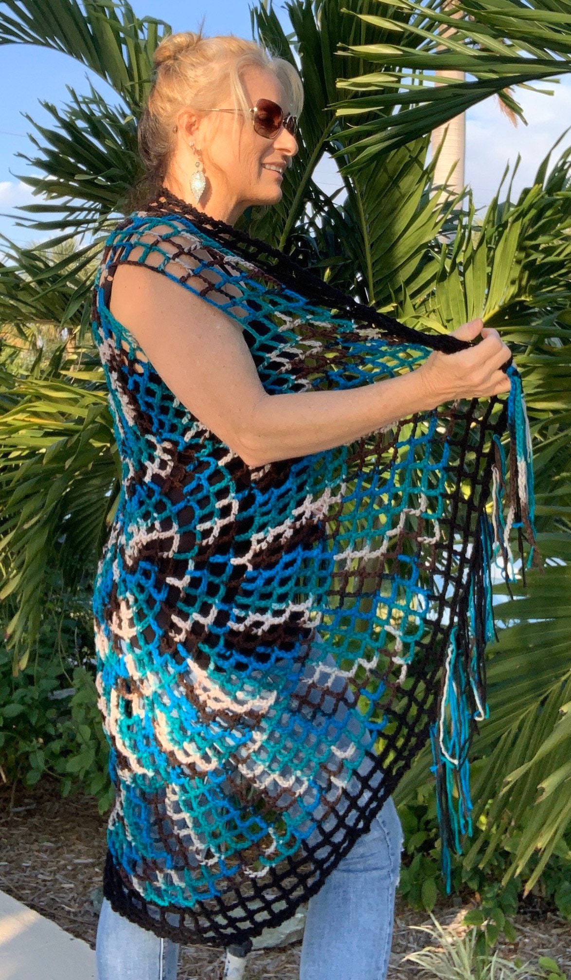 Boho Hippie Circle Vest Crochet Pattern (PDF Pattern) - Etsy