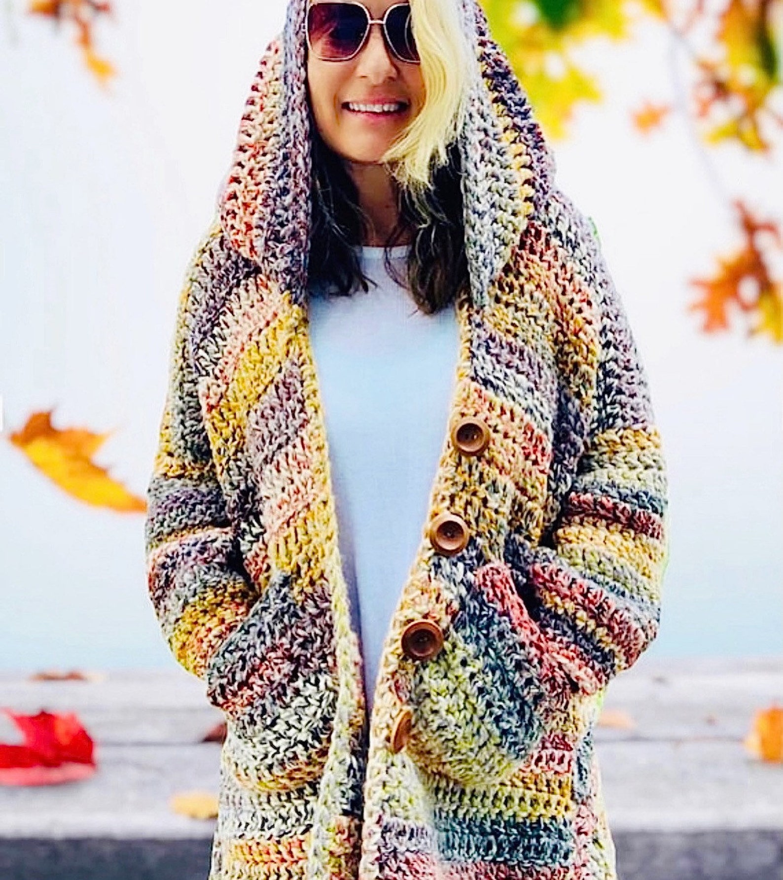 Boho Hooded Crochet Coat Pattern: LM Woodland Dreams (PDF Pattern) - Etsy