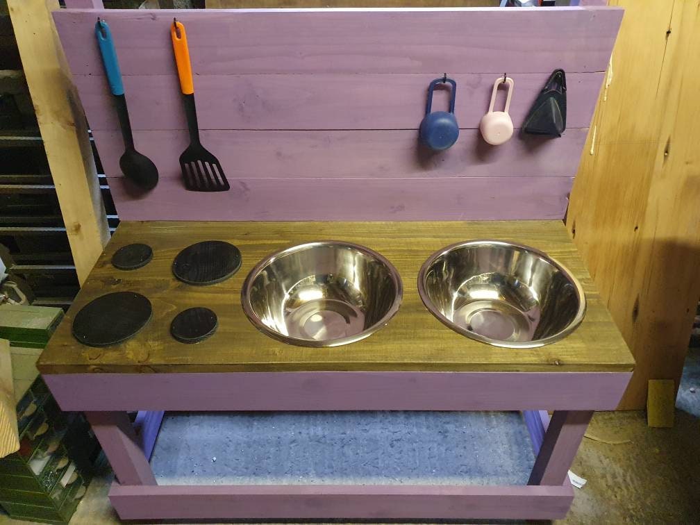 Messy Play Mud Kitchen - Etsy UK