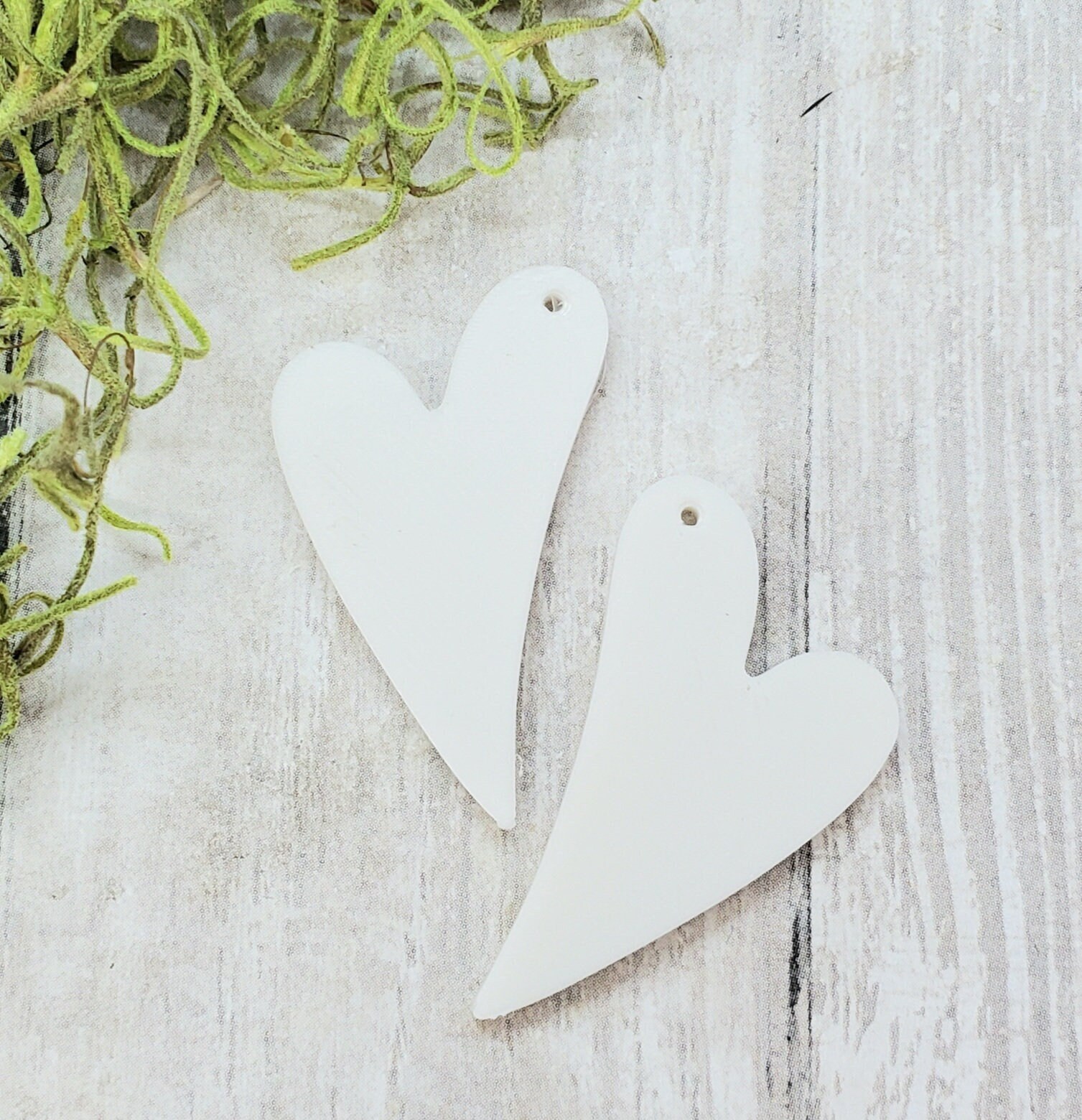 Boho Elongated Hearts Earring Blanks, Boho Blanks, DIY Earrings ...