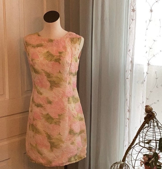 1960s vintage shift dress - Gem