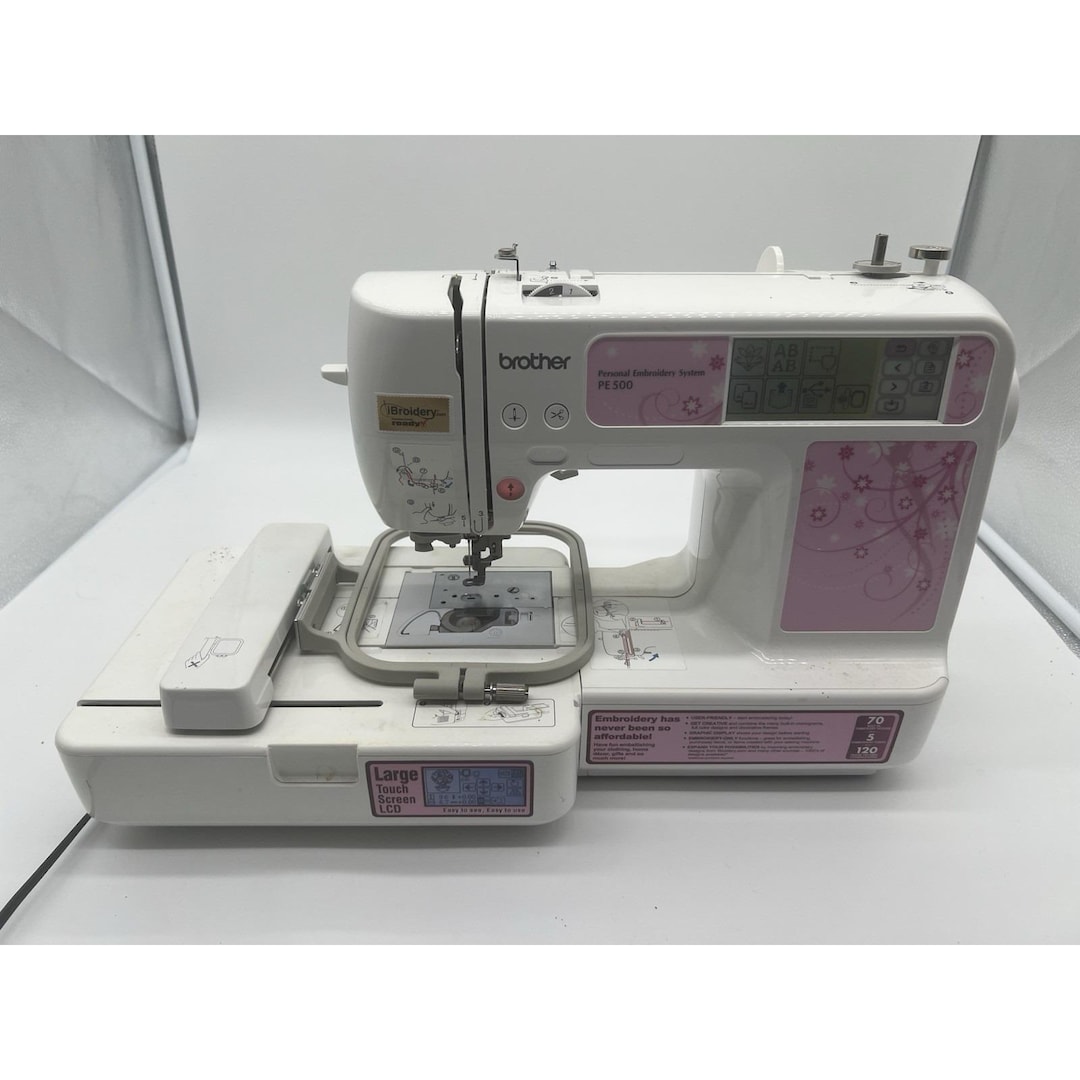 Brother PE500 Embroidery White Sewing Machine - Etsy