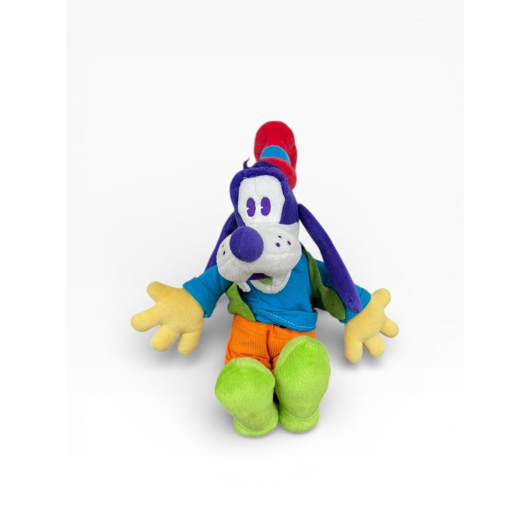 Vtg Rainbow Disney Goofy Plush Toy Stuffed Animal Kids Playtime Fun - Etsy