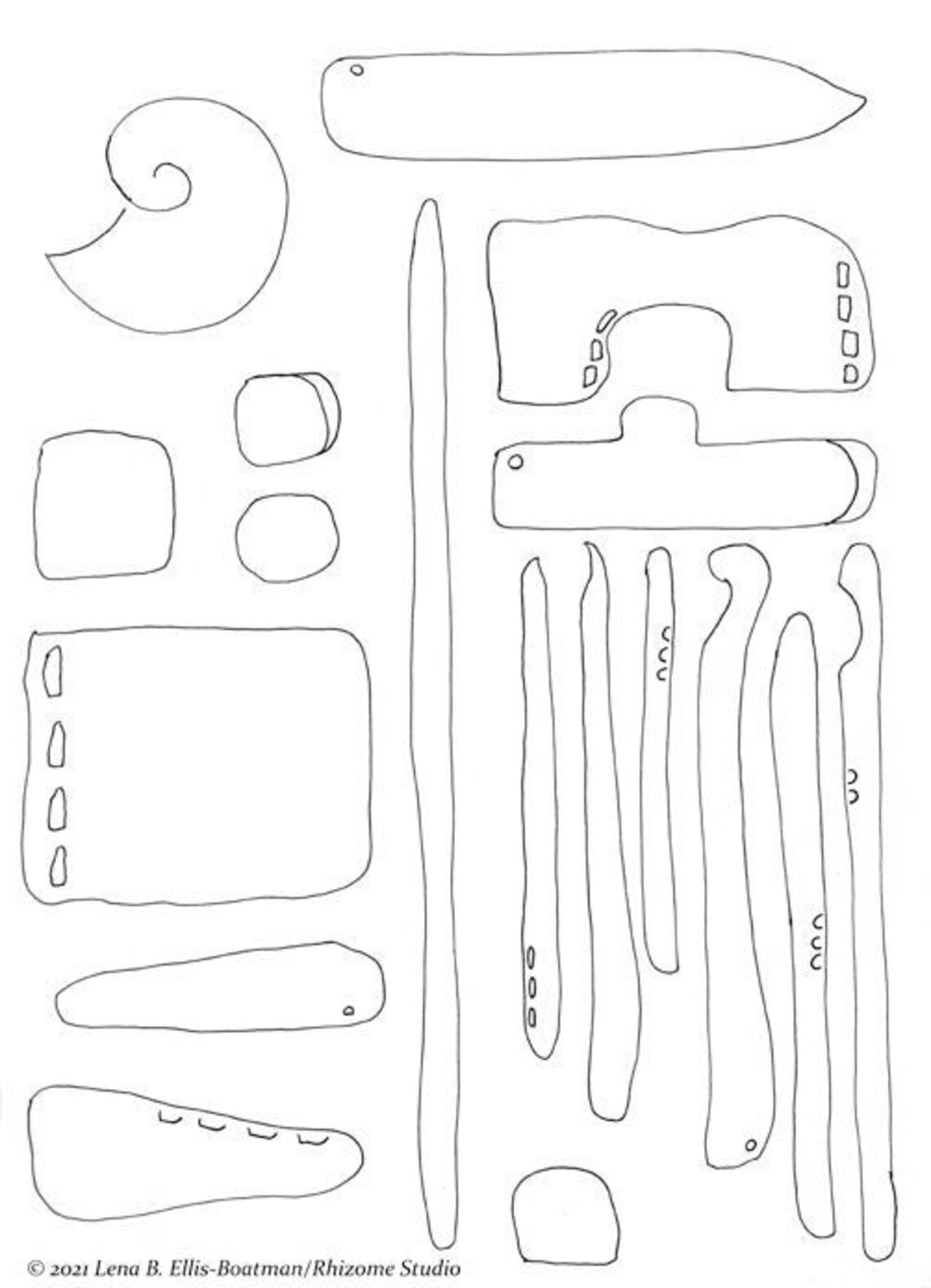 Mystery Desk Drawer 3 | Coloring Page | Digital Download | Seashell ...