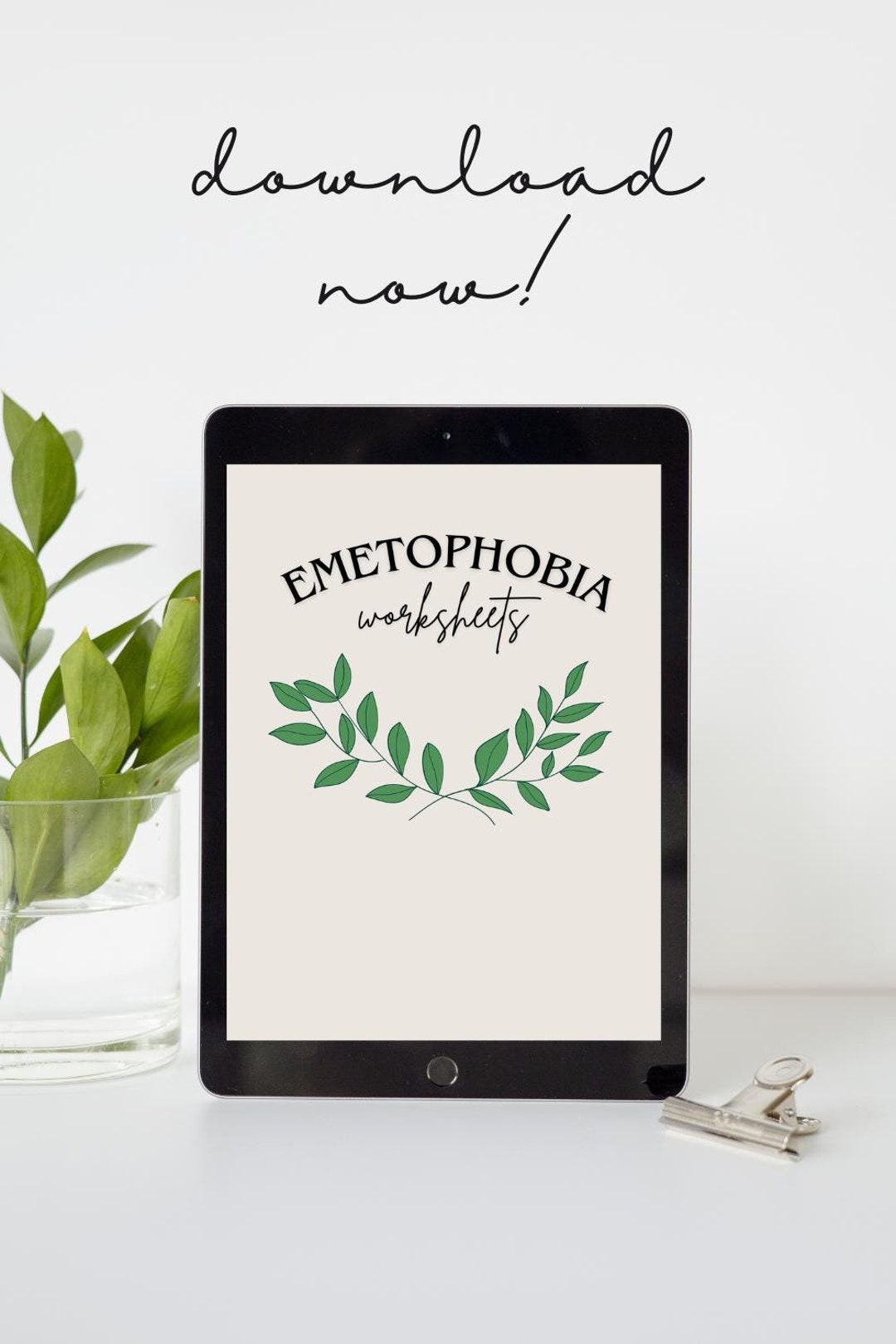 Emetophobia Worksheets | A Workbook to Help You Conquer Your Fear - Etsy