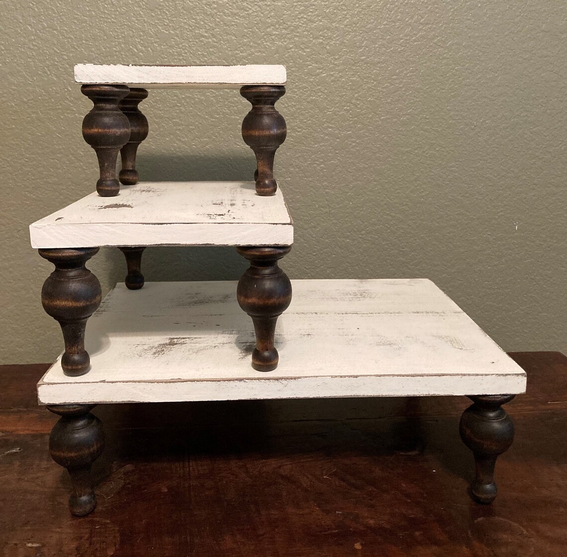 Tiered Riser Tables Tabletop Riser Riser Trays Farmhouse | Etsy
