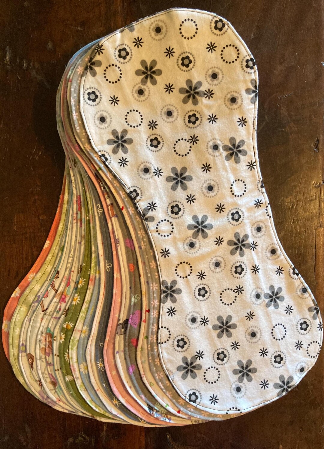 Contour Burp Cloth | Girl Burp Rag | Baby Girl Burp Cloth | Baby Gift ...