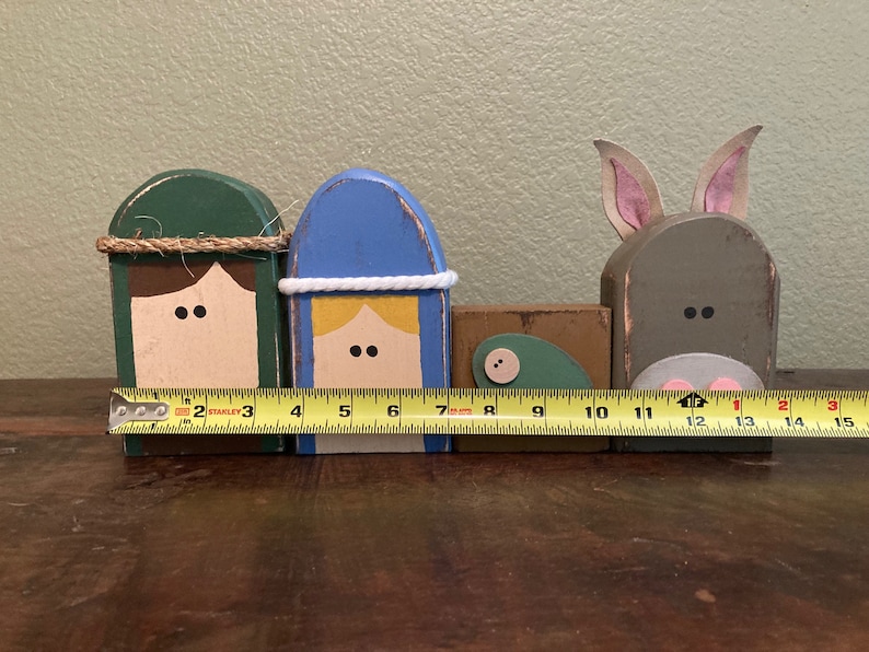 Nativity Guys Primitive Nativity Set Simple Nativity Set - Etsy