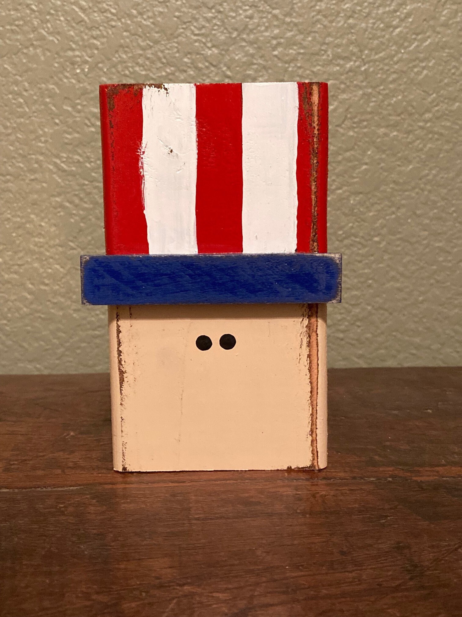 Uncle Sam Guy Patriotic Riser Decor Patriotic Mantle Decor - Etsy