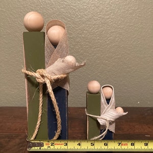 Nativity Set | Large Wooden Nativity | Christmas Decor - Etsy