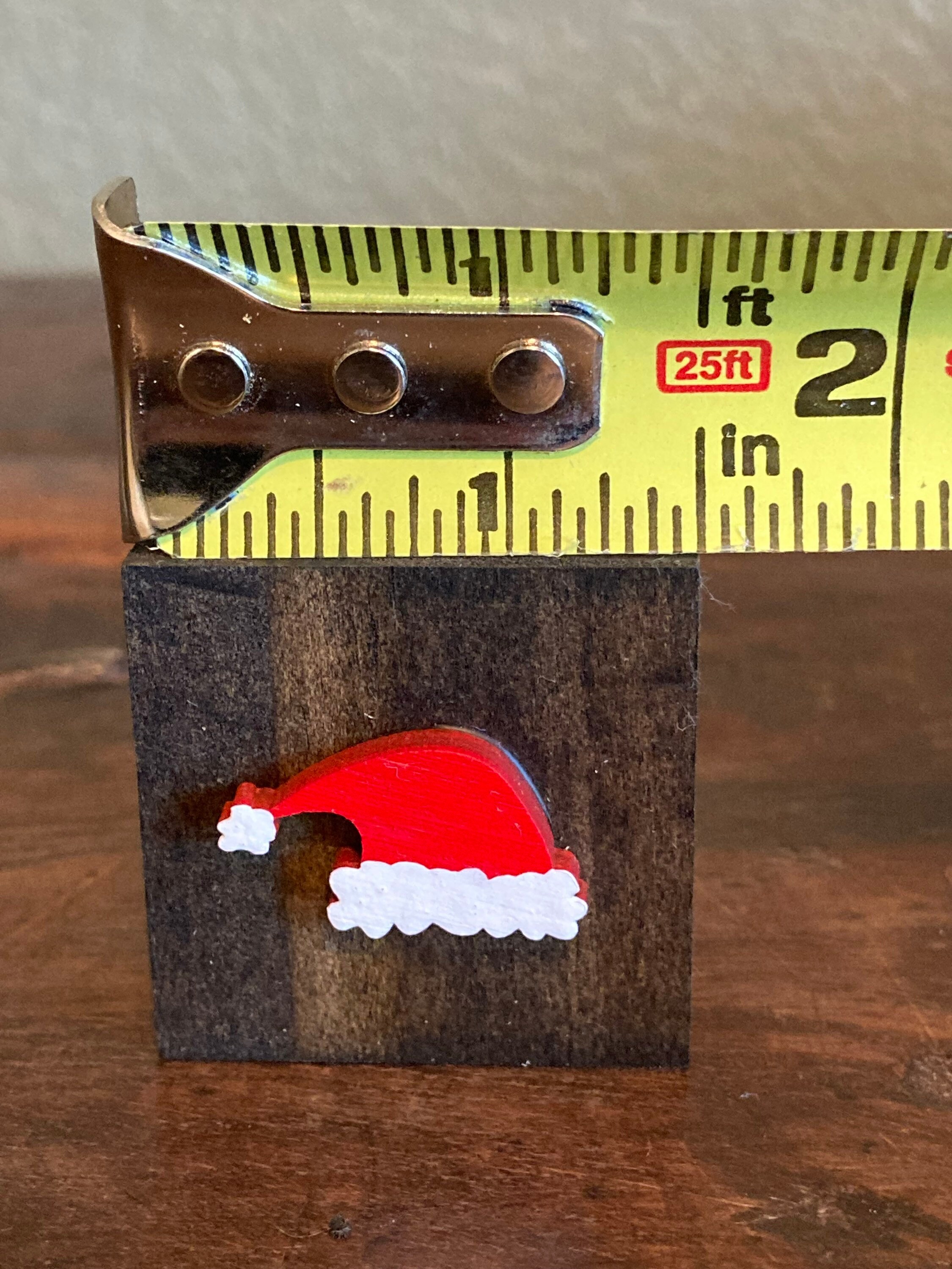 Santa Hat Riser Block Tiered Tray Decor - Etsy