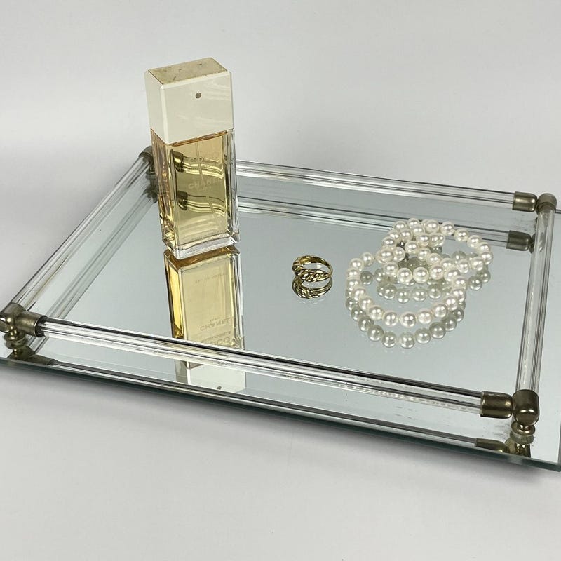 Mirrored Vanity Tray - Etsy