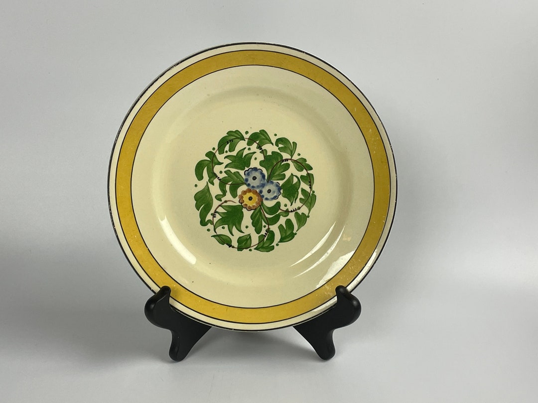 Royal Adams Titian Ware Plate, Hand Painted Floral Design, 8.75", Made ...