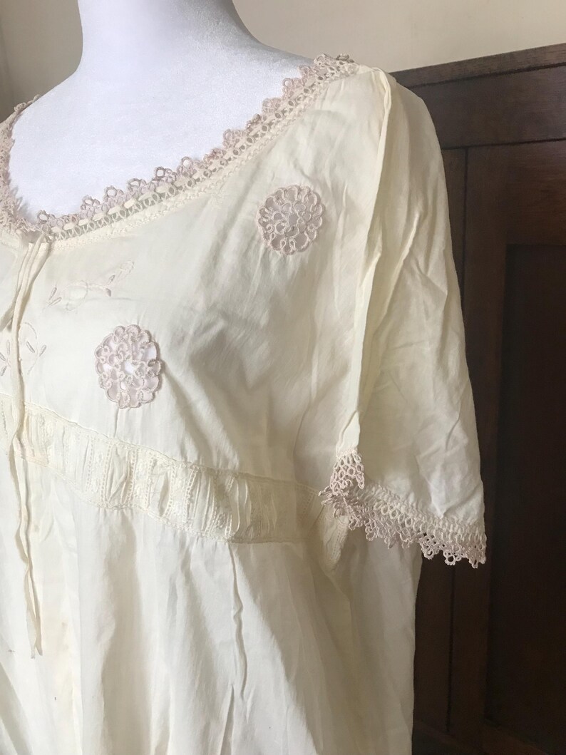 Antique Wedding Dress Ivory Made in 1915 - Etsy