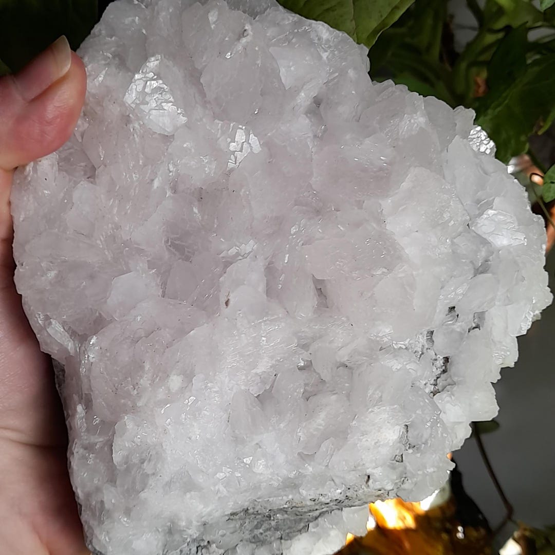 Pink Calcite Crystal Mineral Specimen 2kg, Crystal Chunk, Crystal Decor ...