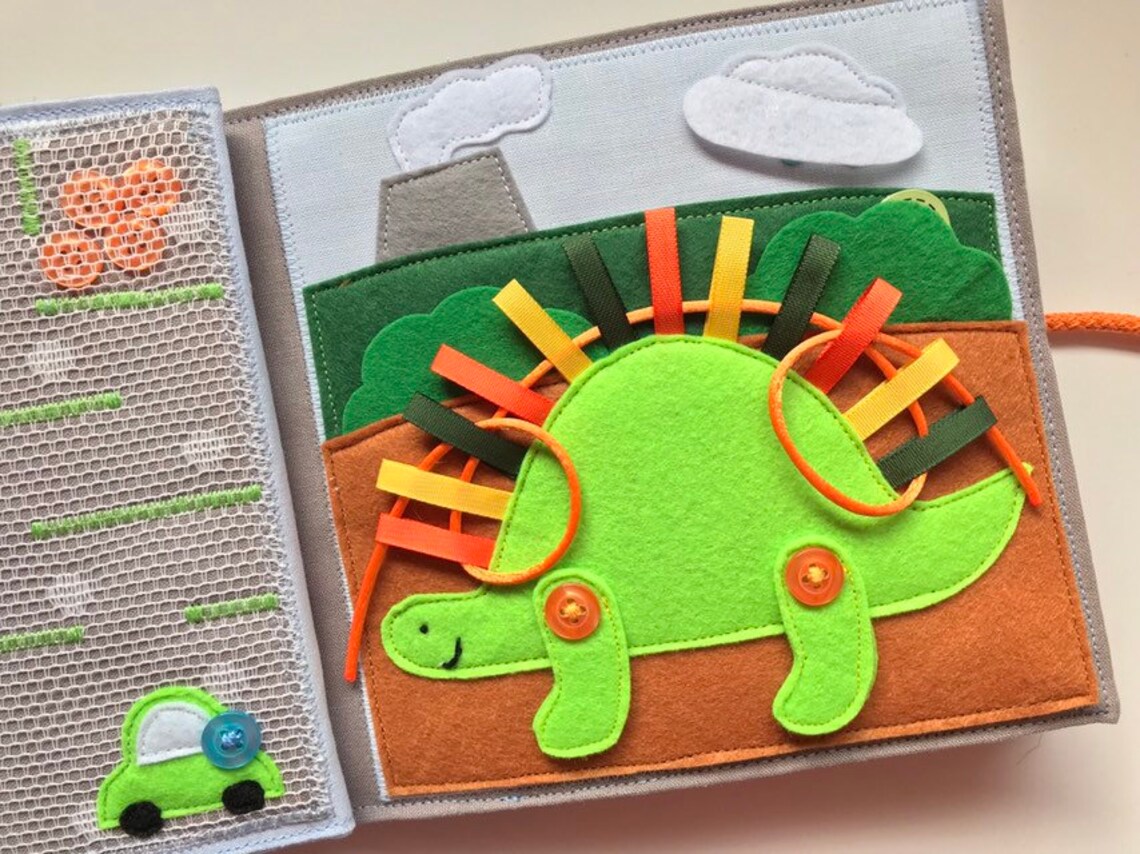 Montessori Busy Book for Toddlers Quiet Book Gift for Boys - Etsy