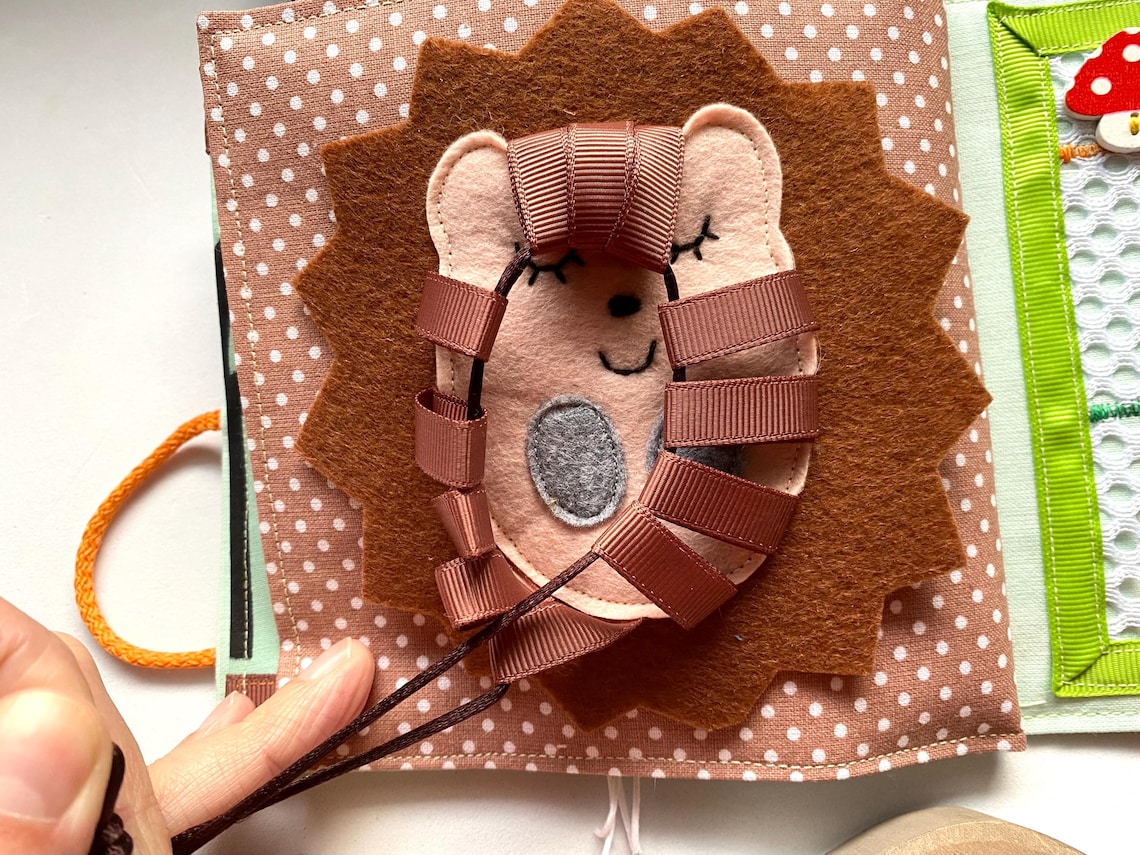 Forest Animals Quiet Book – Montessori Busy Book for Toddlers | Felt ...