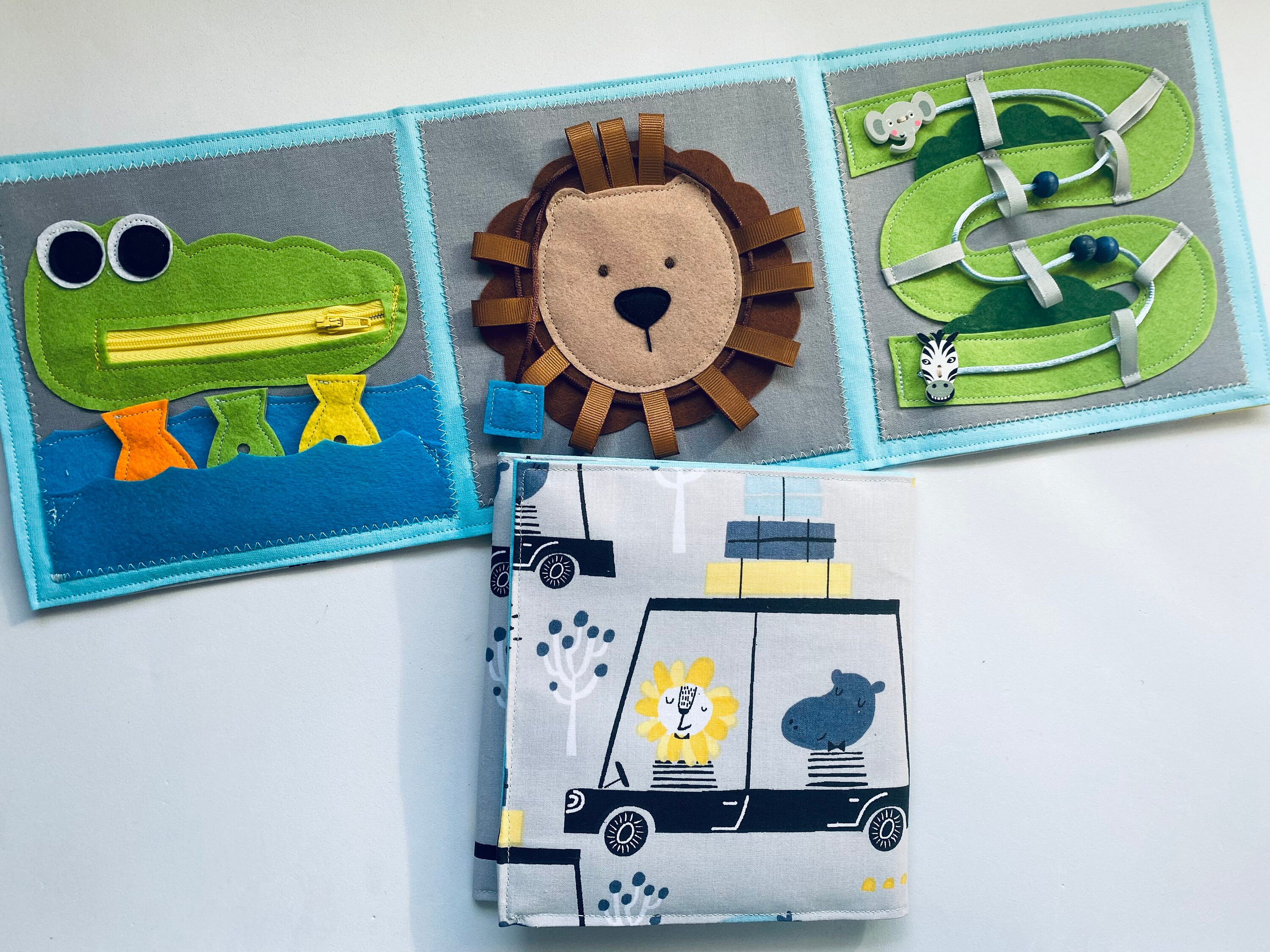 Sensory Play Quiet Book, Learning Through Playing Busy Book for ...