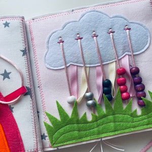 Quiet Book for Toddler Educational Busy Book Montessori Toy - Etsy