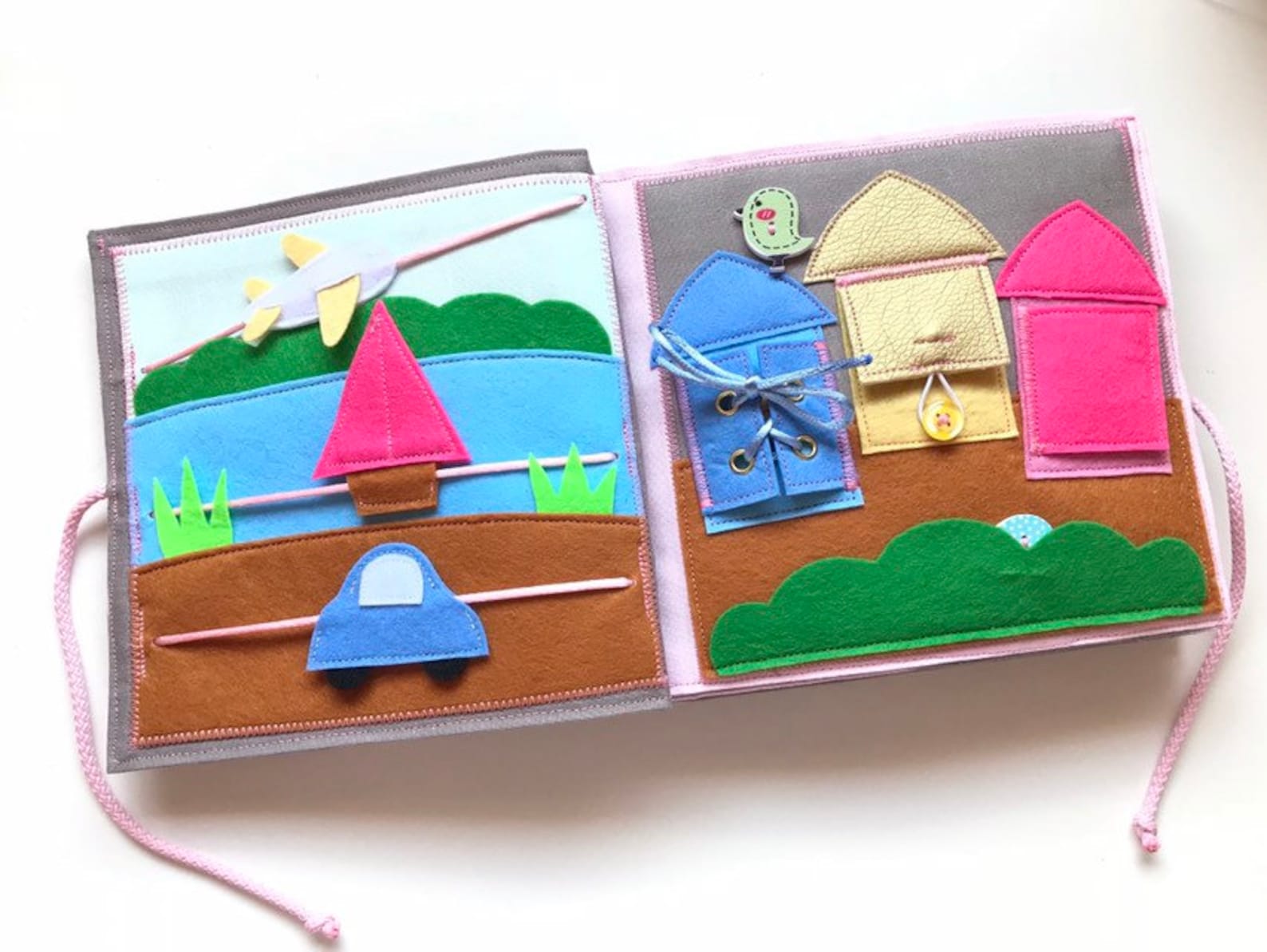 Quiet book PAGE for toddlers | Etsy