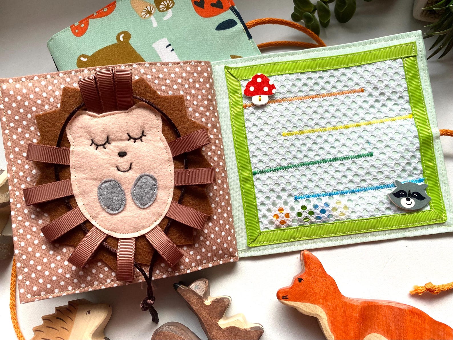 Forest Animals Quiet Book – Montessori Busy Book for Toddlers | Felt ...