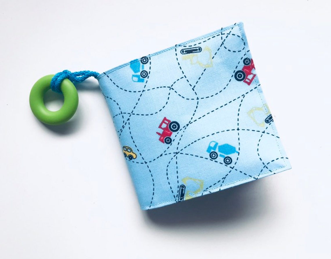 Baby Soft Book With Cars First Book for Babies Baby Shower - Etsy