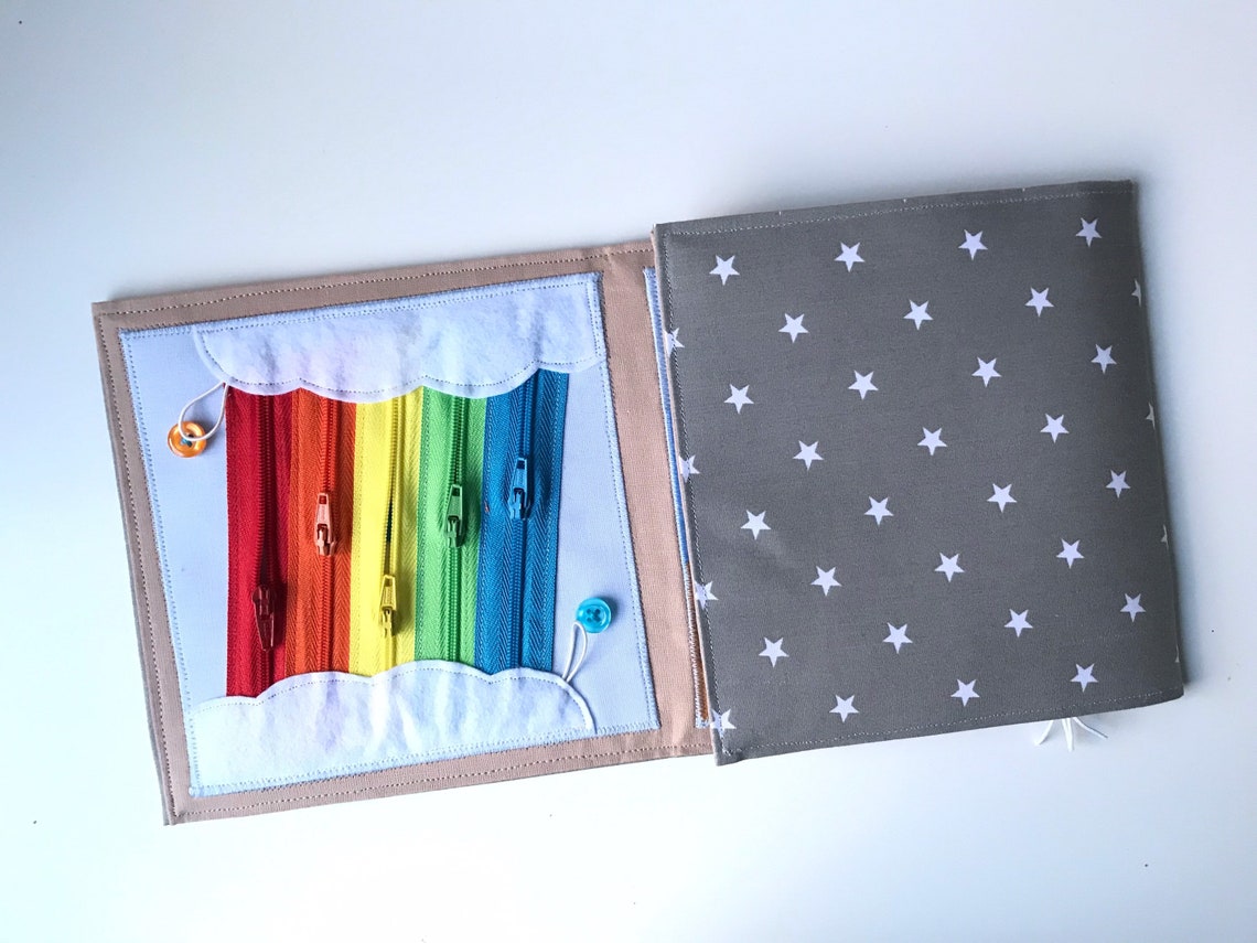 Montessori Quiet Book Sensory Toy for Kids | Etsy