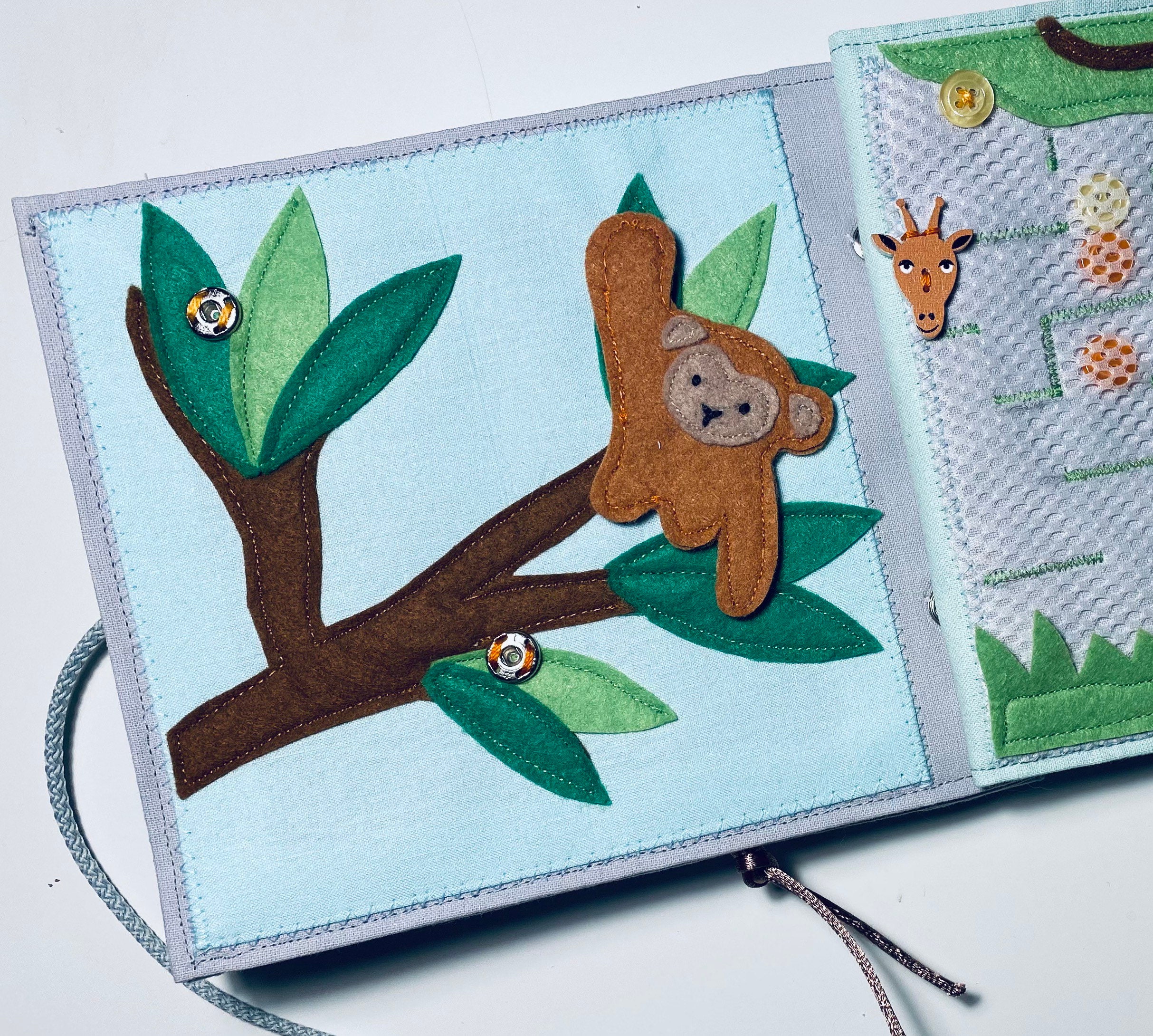 Montessori Quiet Book Busy Book for Kids in Stock Ready to - Etsy