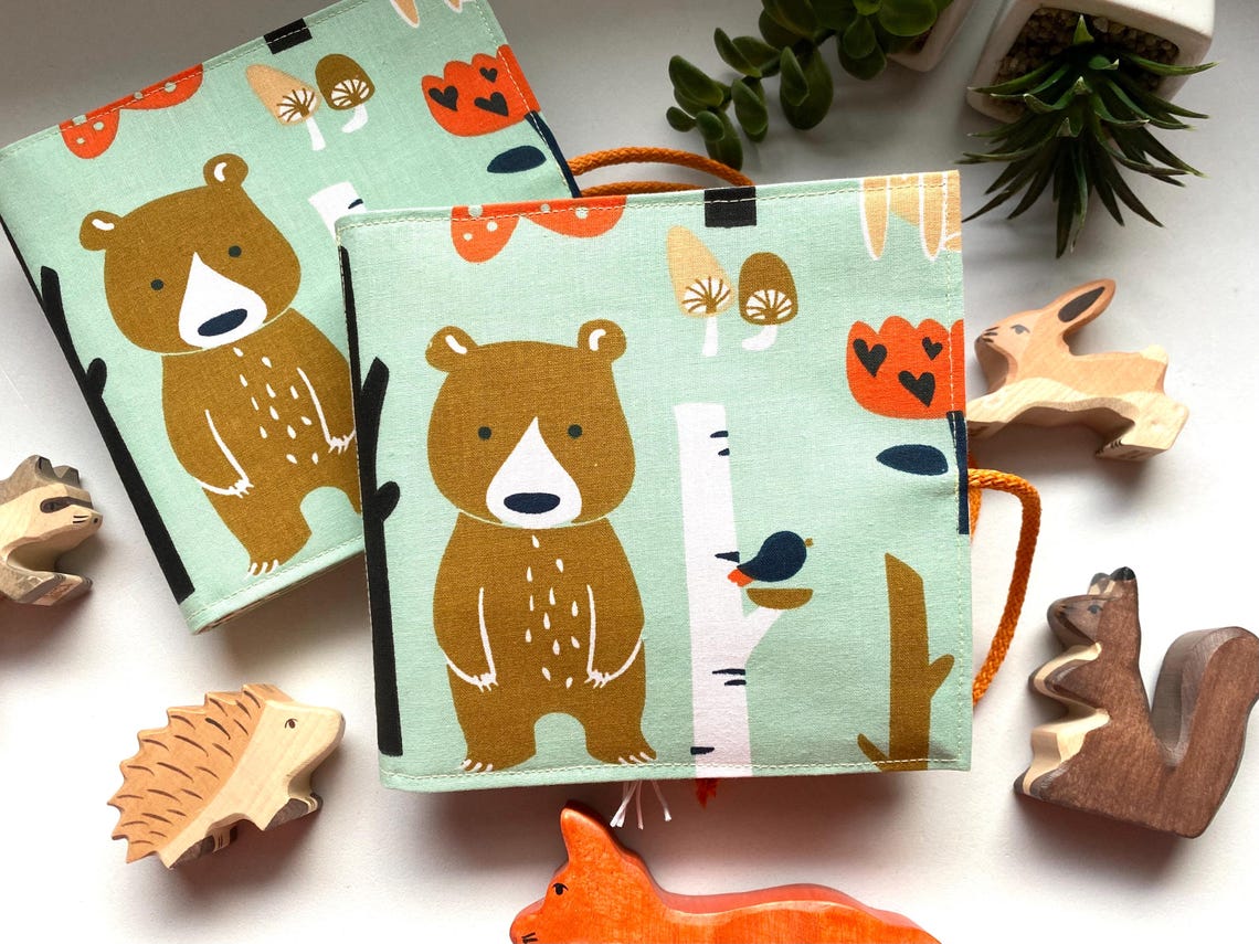 Forest Animals Quiet Book – Montessori Busy Book for Toddlers | Felt ...