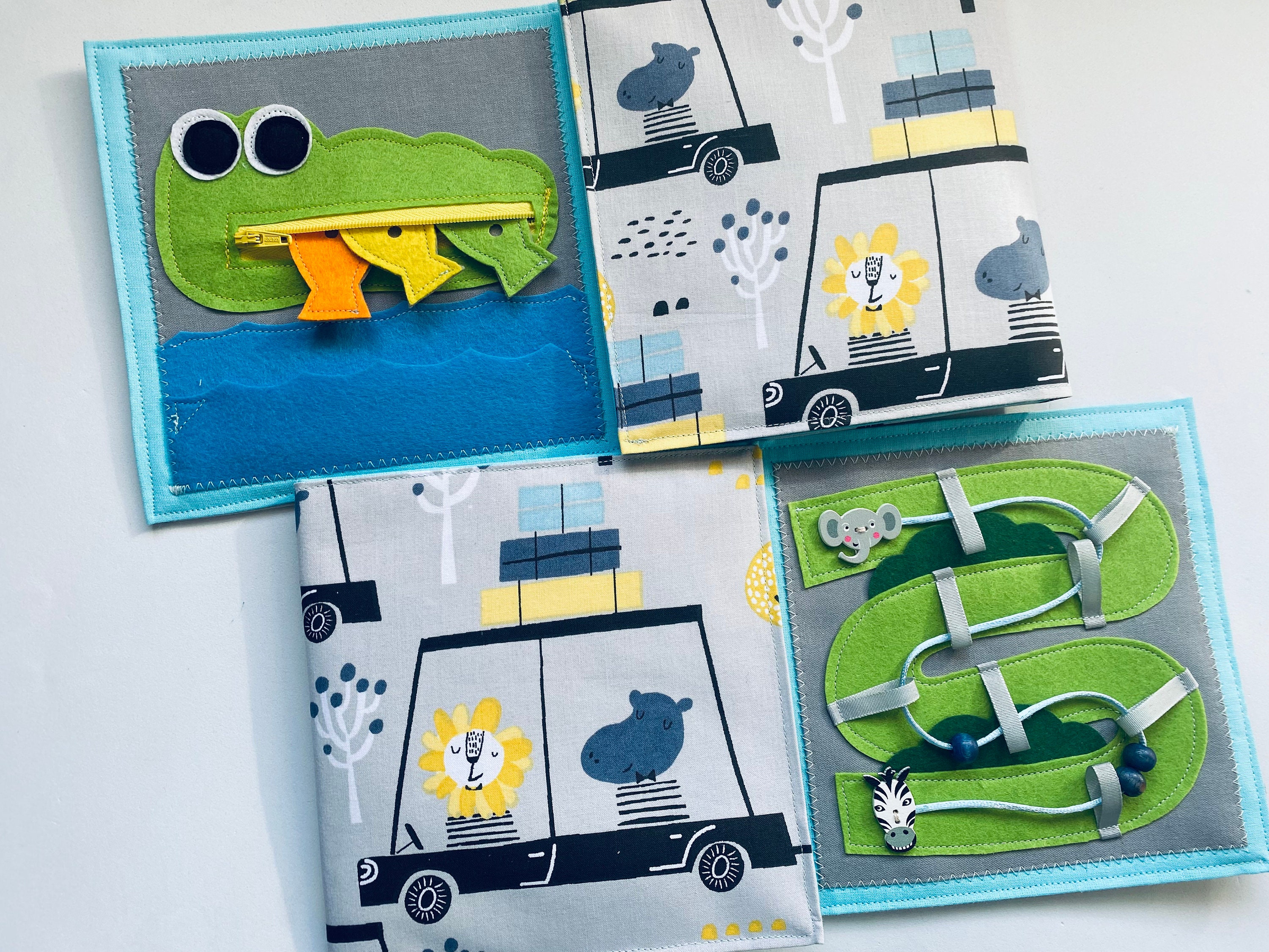 Sensory Play Quiet Book, Learning Through Playing Busy Book for ...