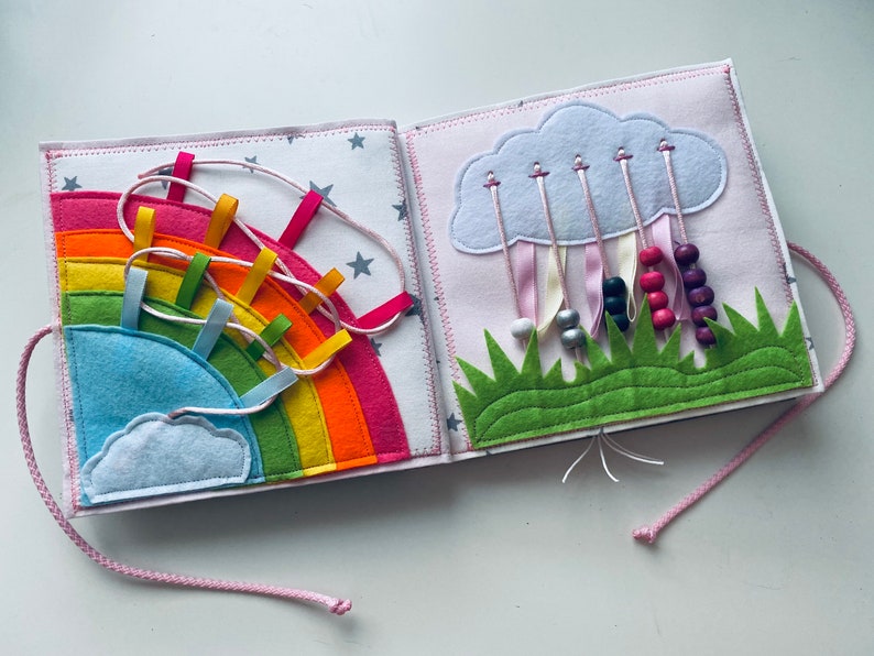 Quiet Book for Toddler Educational Busy Book Montessori Toy - Etsy