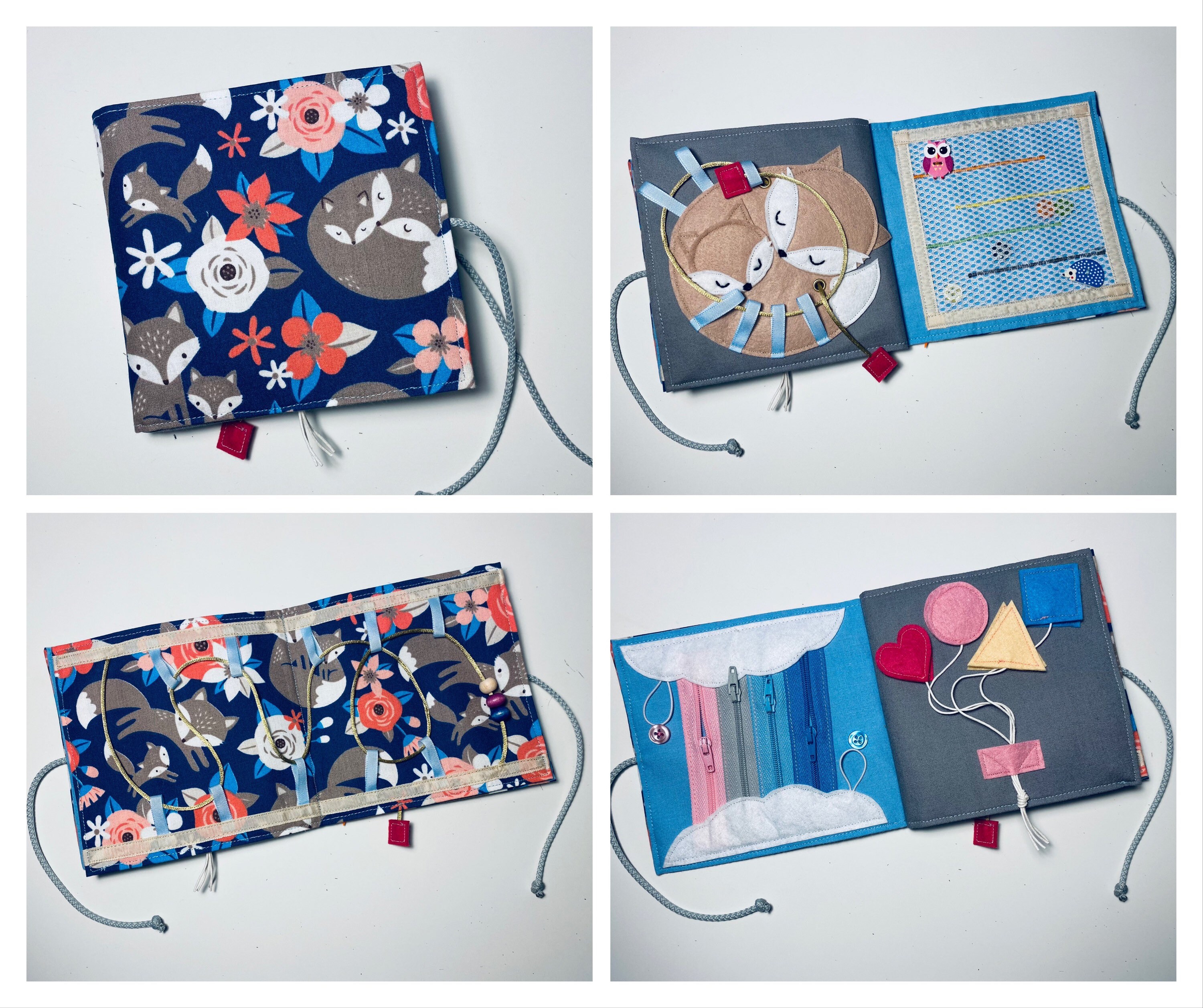 Cute Quiet Book for Toddlers, Busy Book for Christmas, Unique Gift With ...