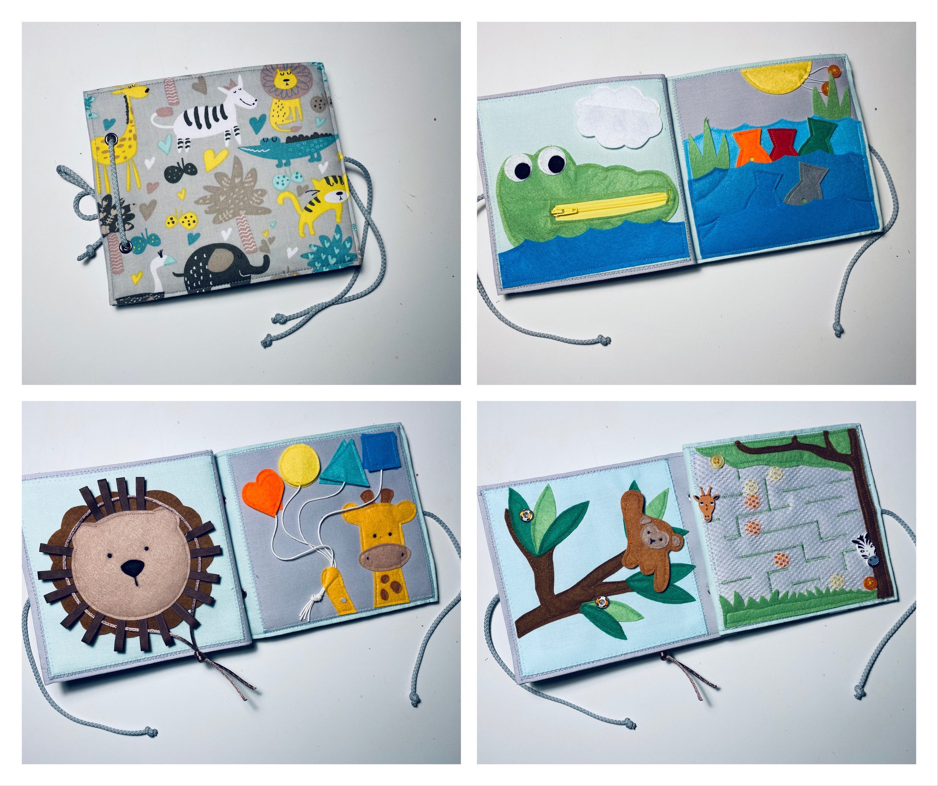 Montessori Quiet Book Busy Book for Kids in Stock Ready to - Etsy