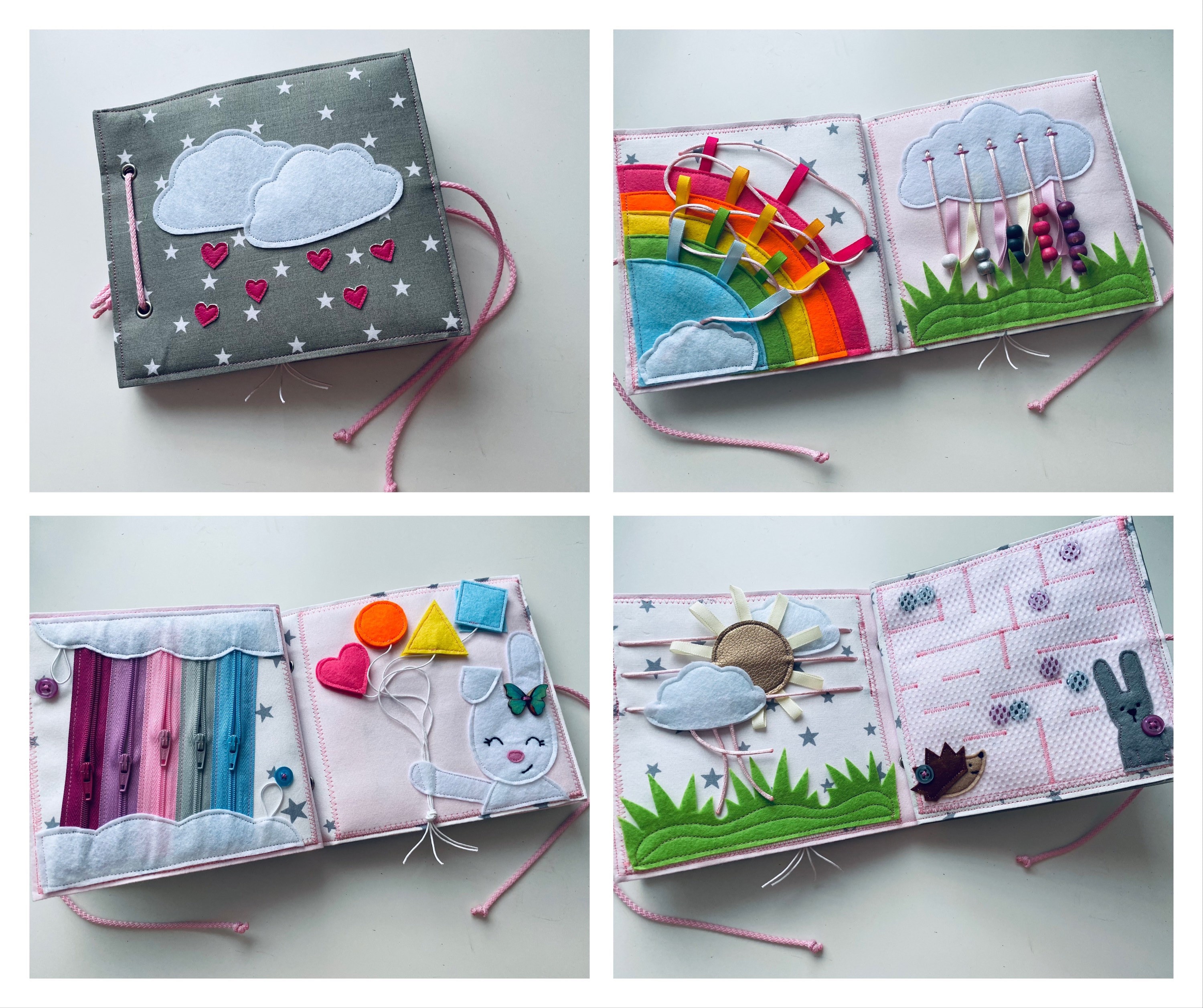 Quiet Book for Toddler Educational Busy Book Montessori Toy - Etsy