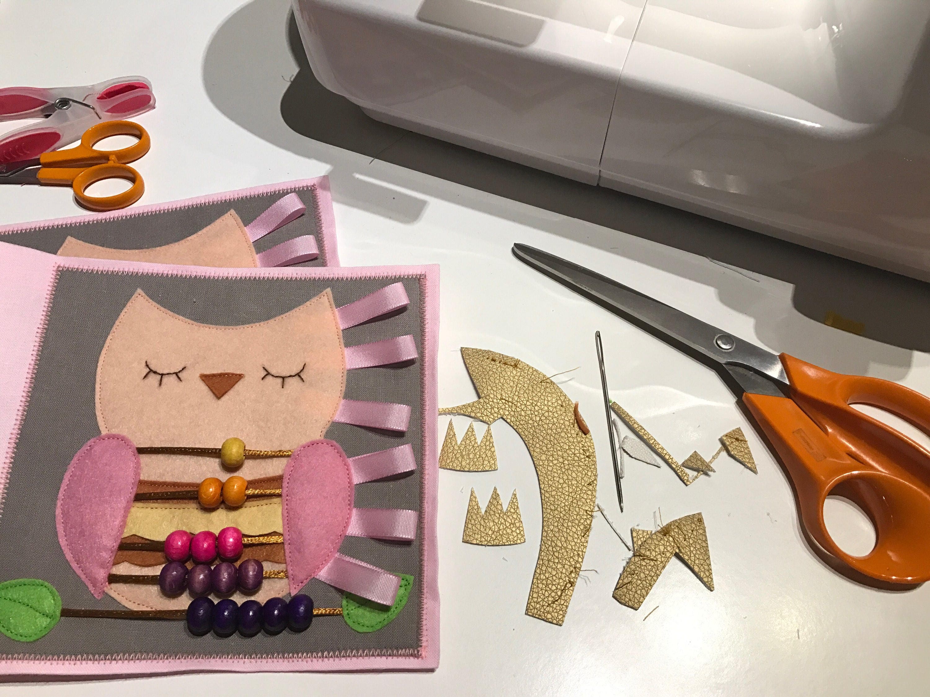 Personalized Quiet Book Soft Toy for Girl Fanny Games Gift - Etsy