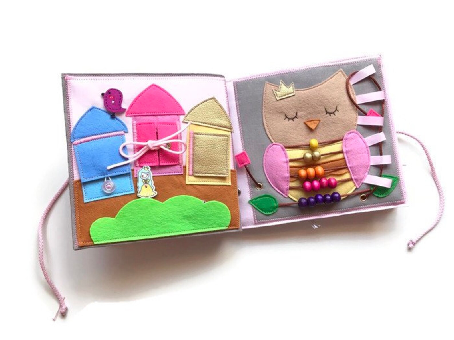Personalized Quiet Book Soft Toy for Girl Fanny Games Gift - Etsy