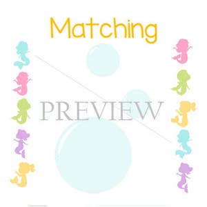 Preschool Learning Printable Pack: Mermaid Theme - Etsy