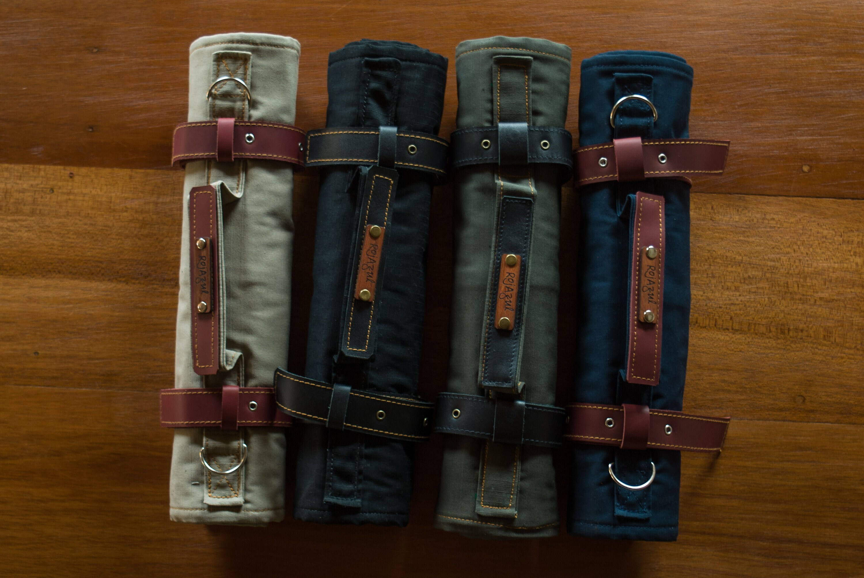 Canvas and Leather Knife Roll Chefs Roll Gifts for Chef's FREE ...