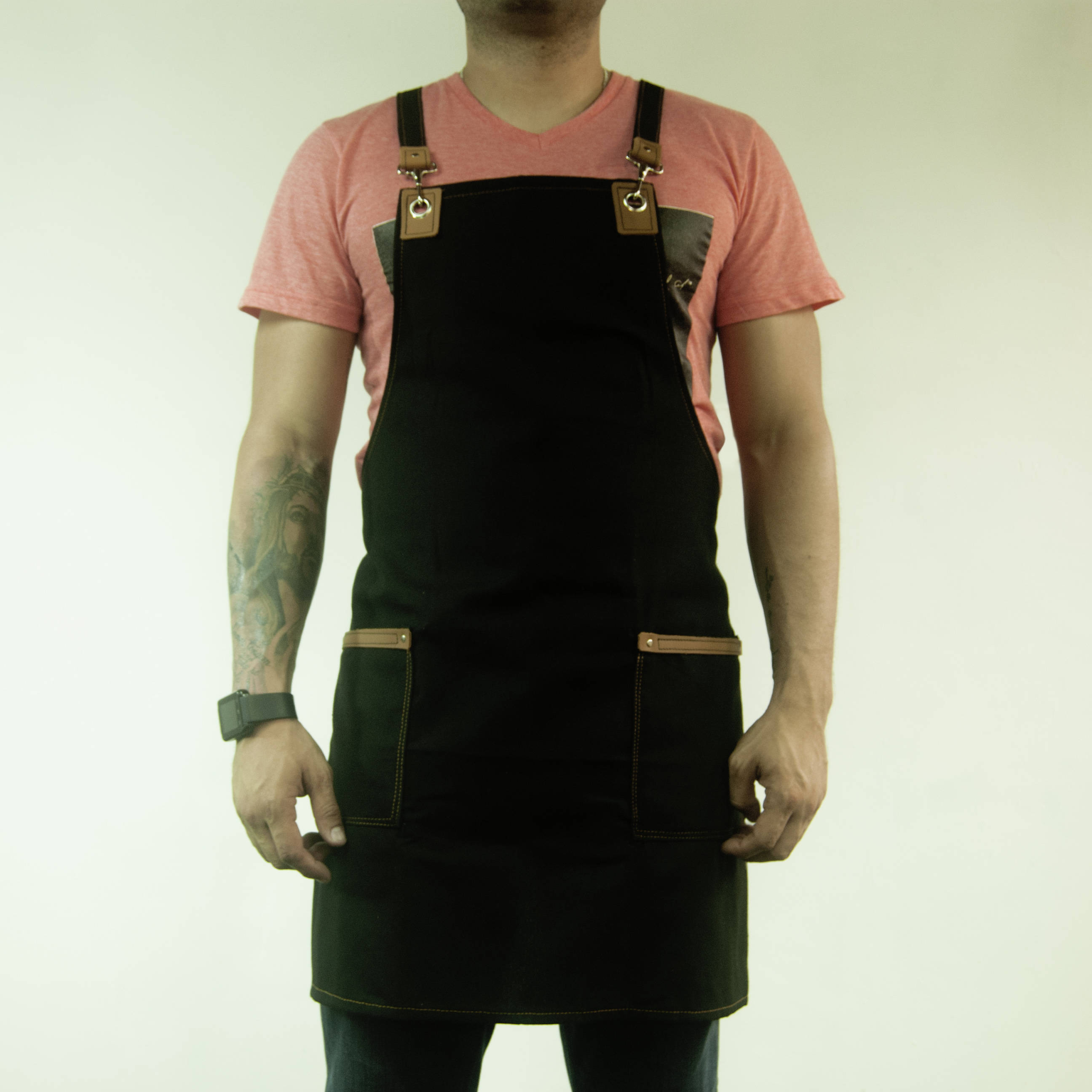 Canvas Leather Apron by Rojazul Bartender Apron Barista Apron Work ...