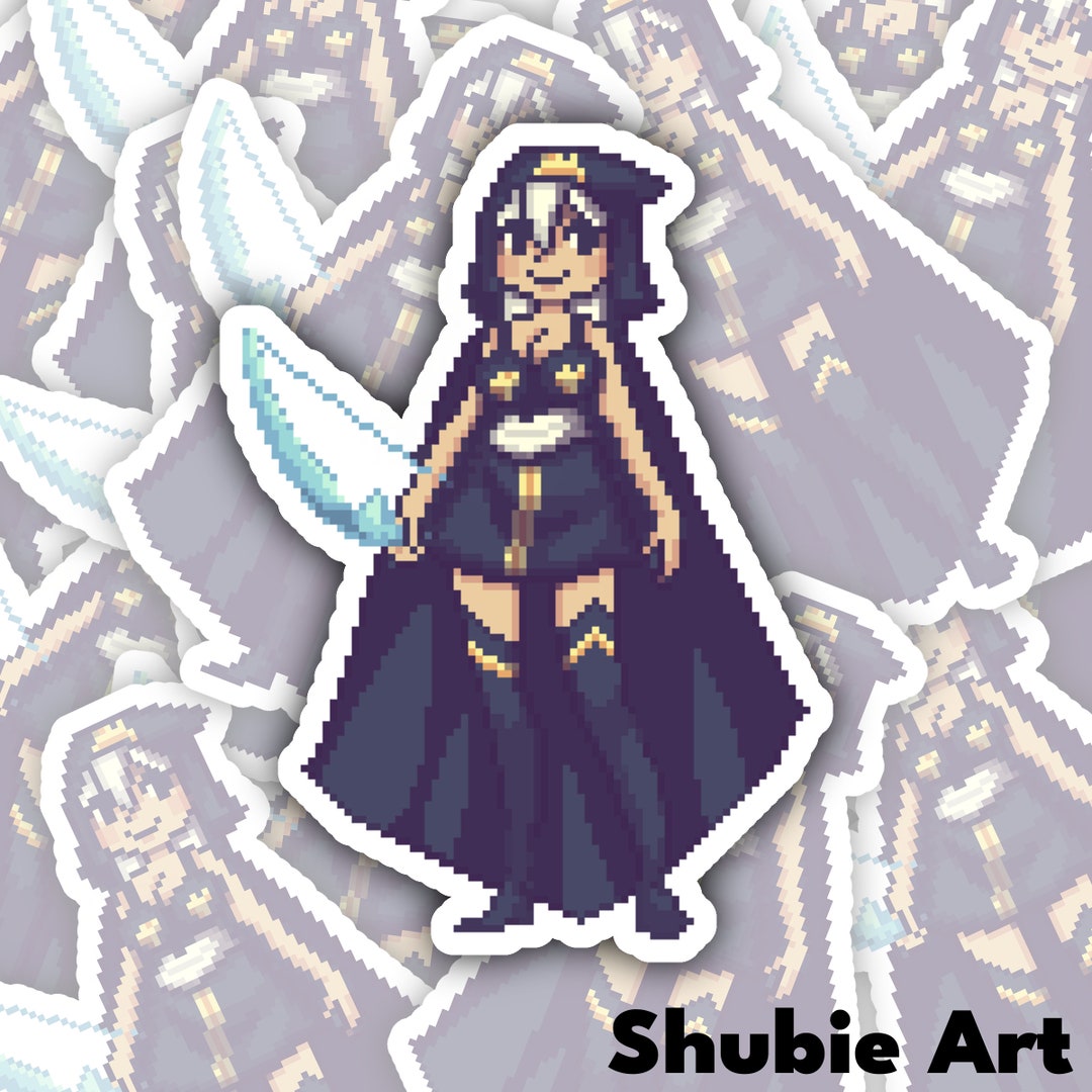 Cute League of Legends Ashe Pixel Sticker - Etsy