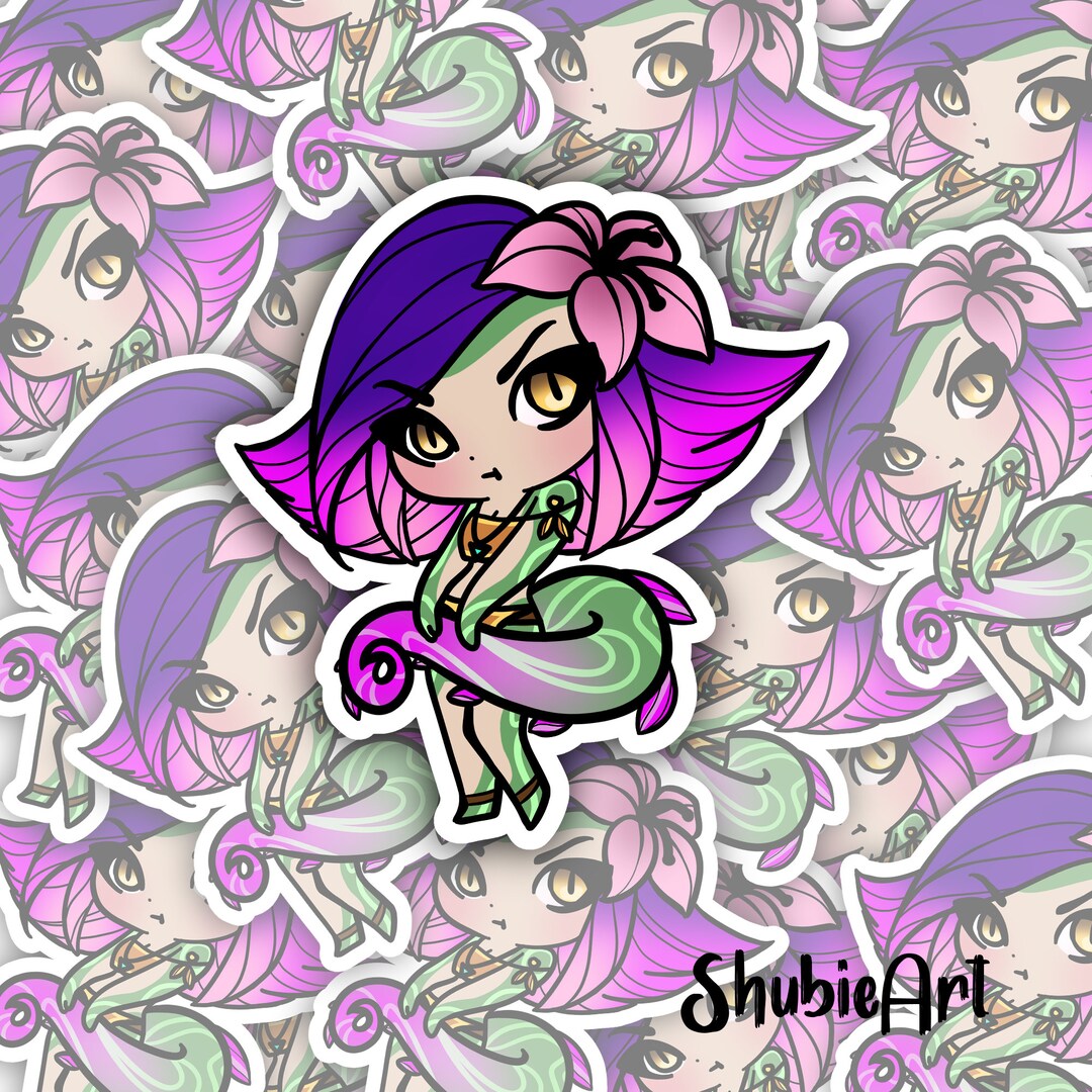 Cute League of Legends Neeko Sticker - Etsy