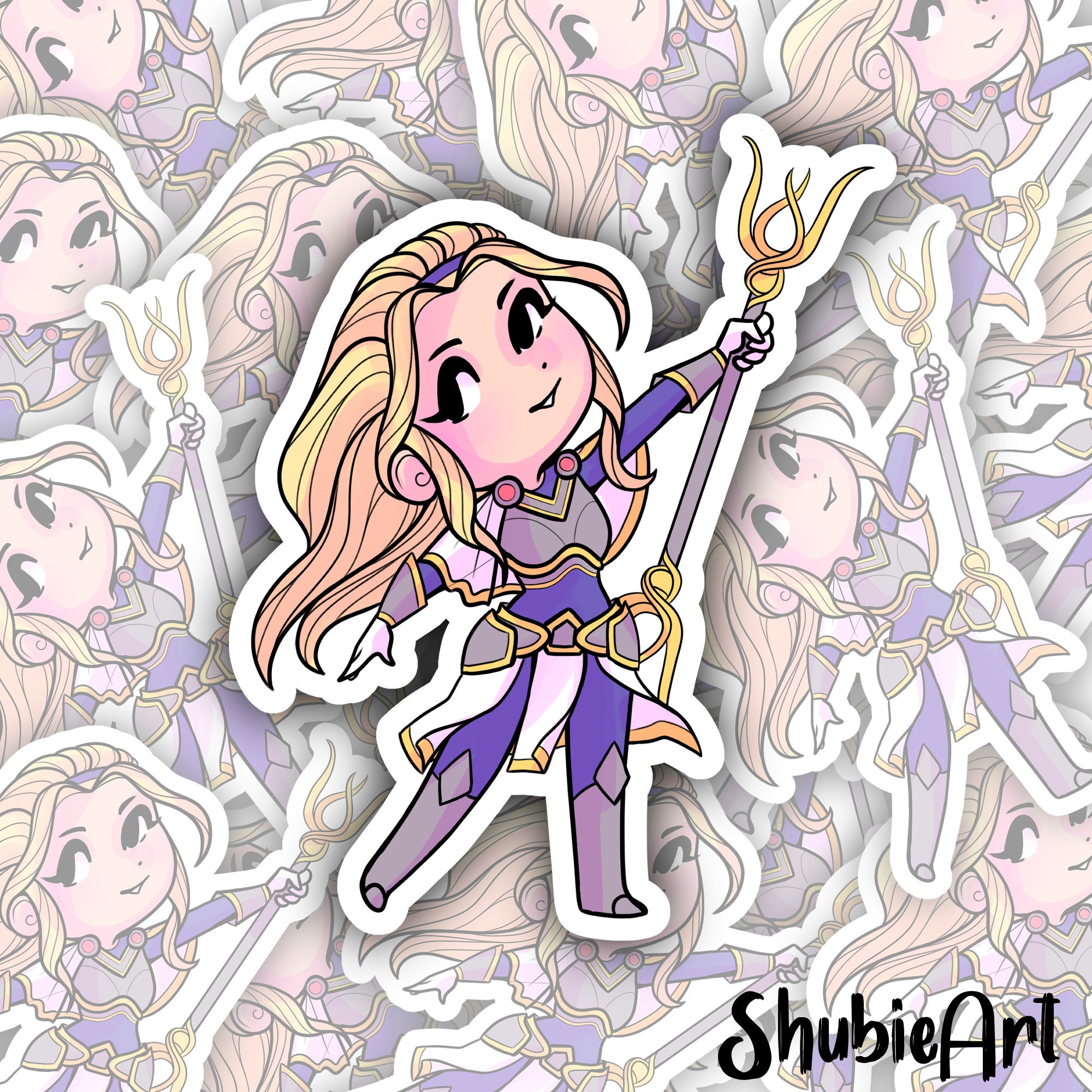 League of Legends Cute Lux Chibi Sticker - Etsy