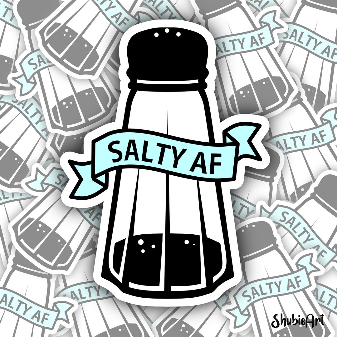 League of Legends Salty Gamer Salty AF Sticker - Etsy Ireland